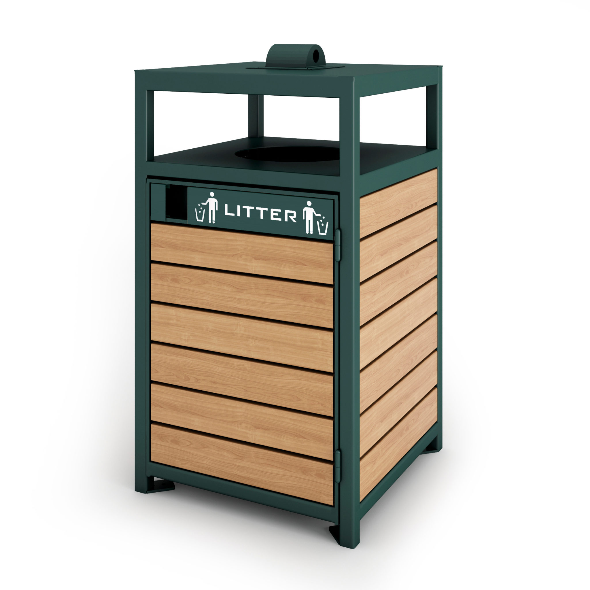 Outdoor Trash Receptacles | Commercial Litter Receptacles