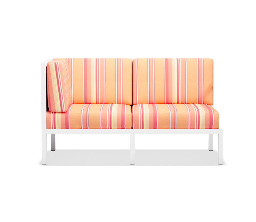 Contract Grade Upholstered Lounge with Perforated Back Panel ...